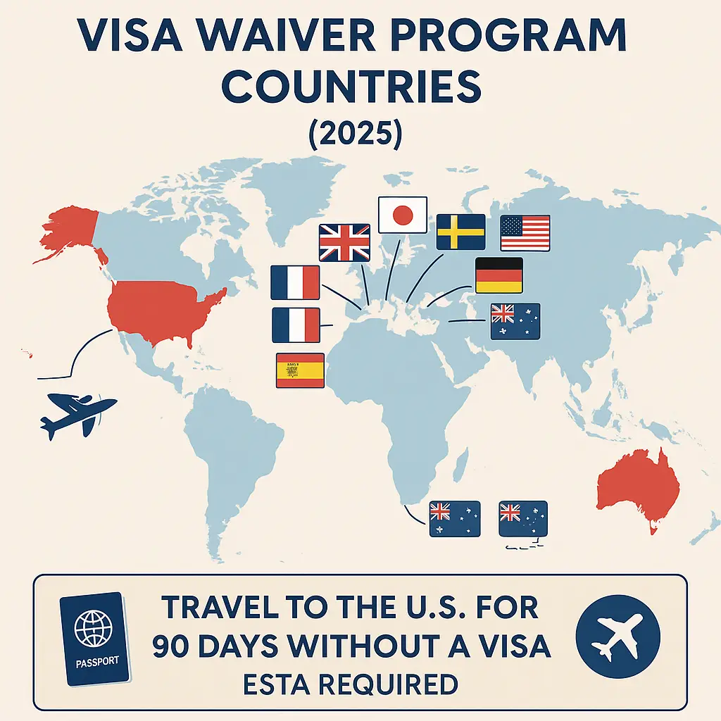 Visa Waiver Program Countries List (2025 Update)
